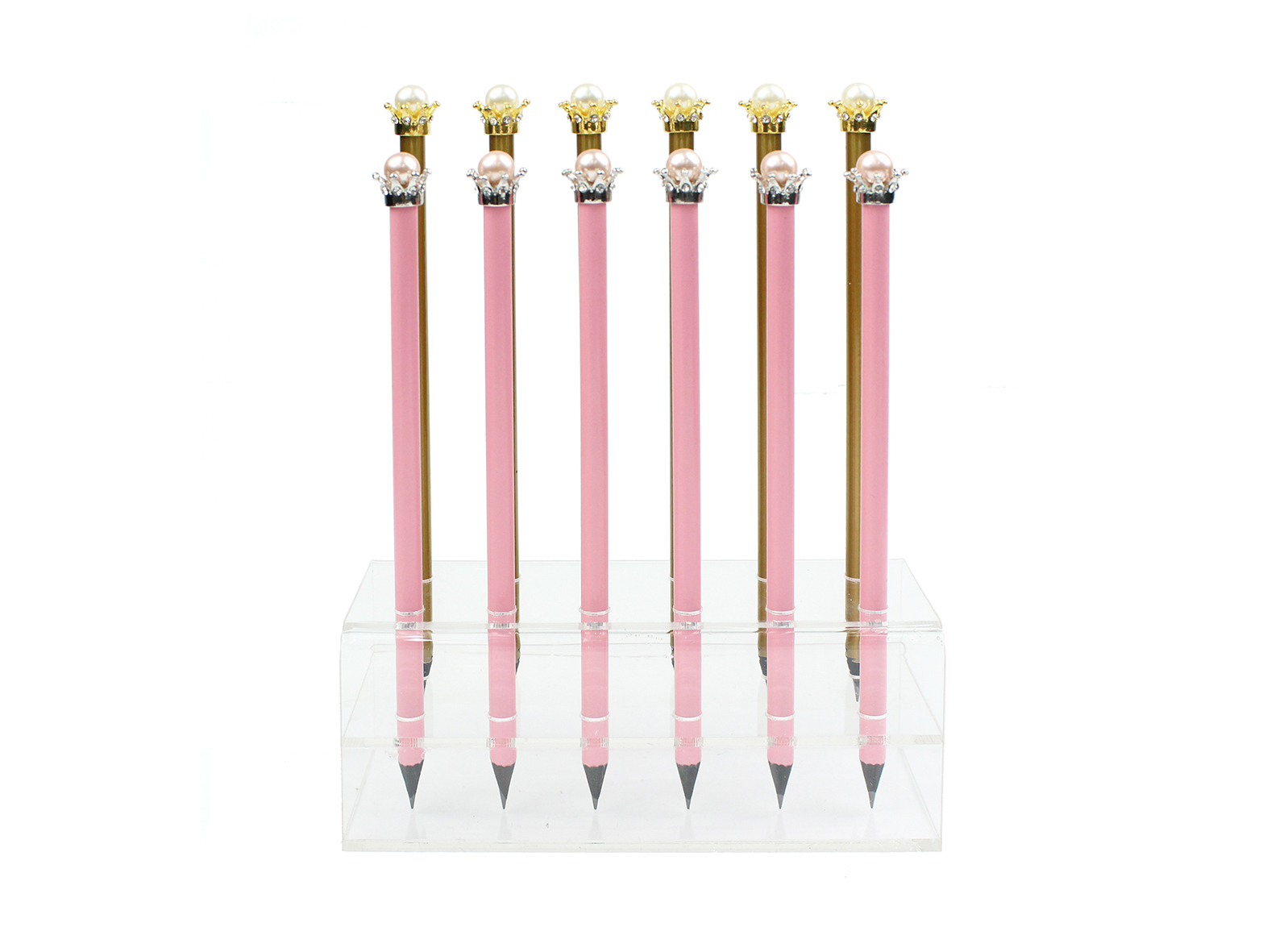 Crown Ballpoint Pen With Gold/Sliver/Rose Gold King Crown | TSKY STATIONERY
